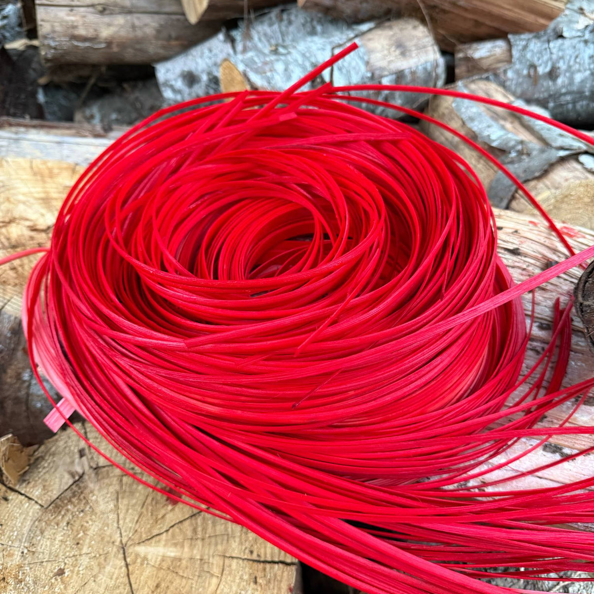 #2 Red Round One Pound – J Choate Basketry