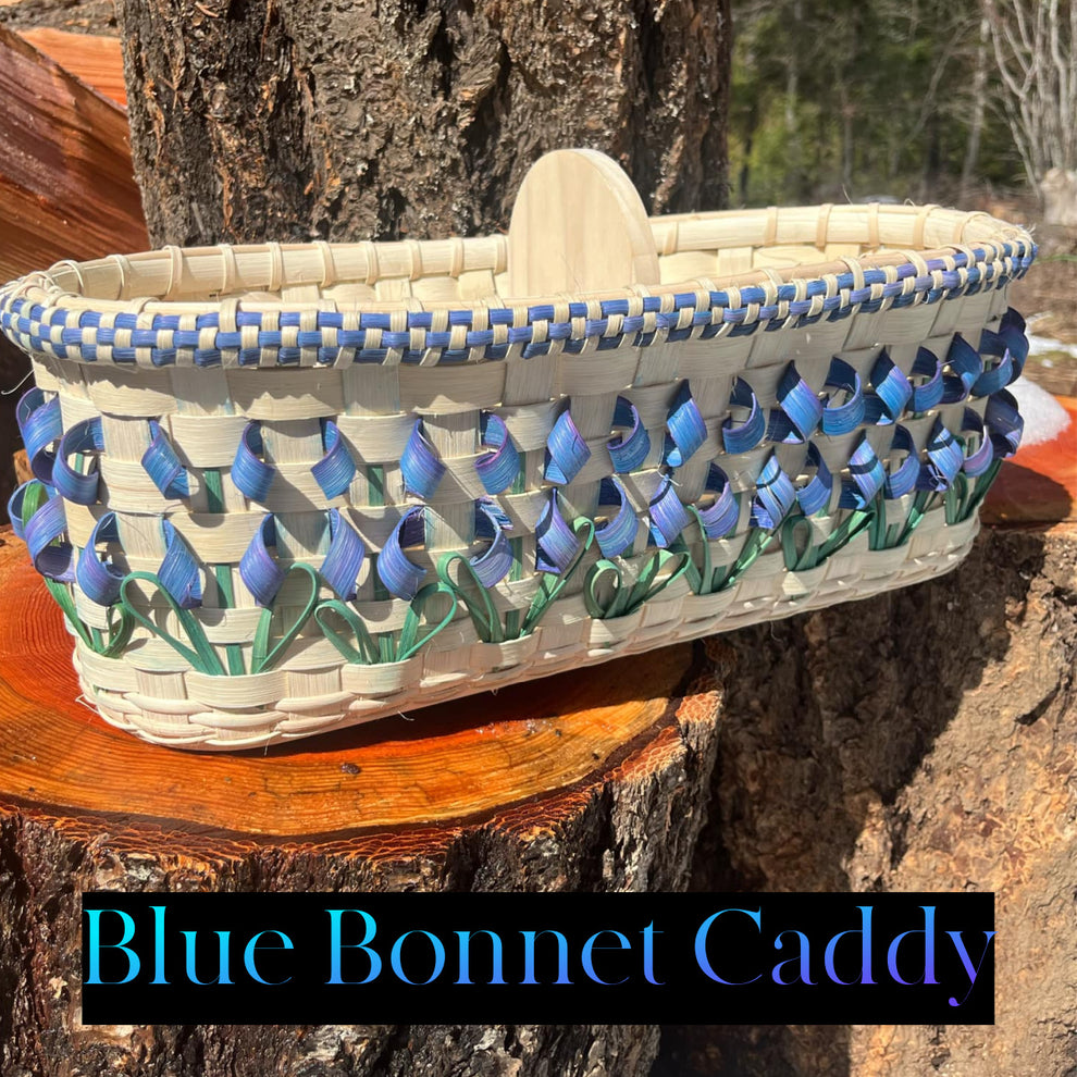 Blue Bonnet Caddy Finished Sample – J Choate Basketry